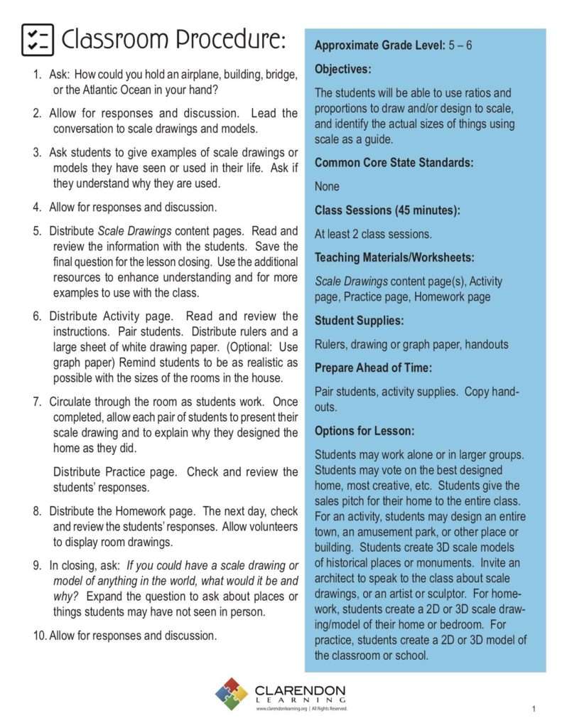 Scale Drawing, Free PDF Download - Learn Bright