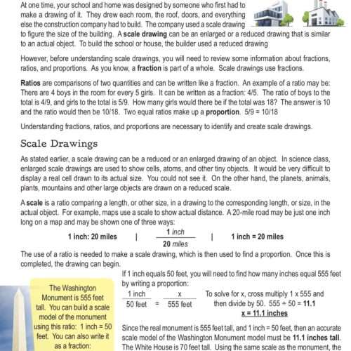 Scale Drawing, Free PDF Download - Learn Bright