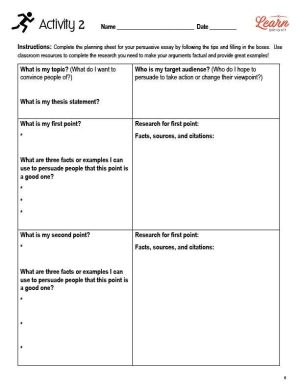 Persuasive Writing, Free PDF Download - Learn Bright