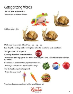 Categorizing Words, Free PDF Download - Learn Bright