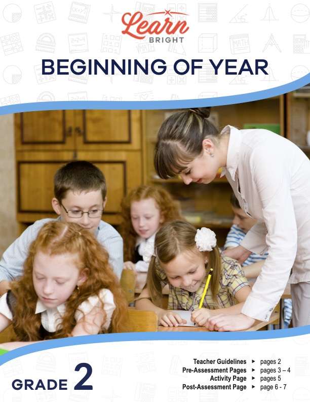 Beginning of Year Math Assessment – Grade 2, Free PDF Download - Learn ...