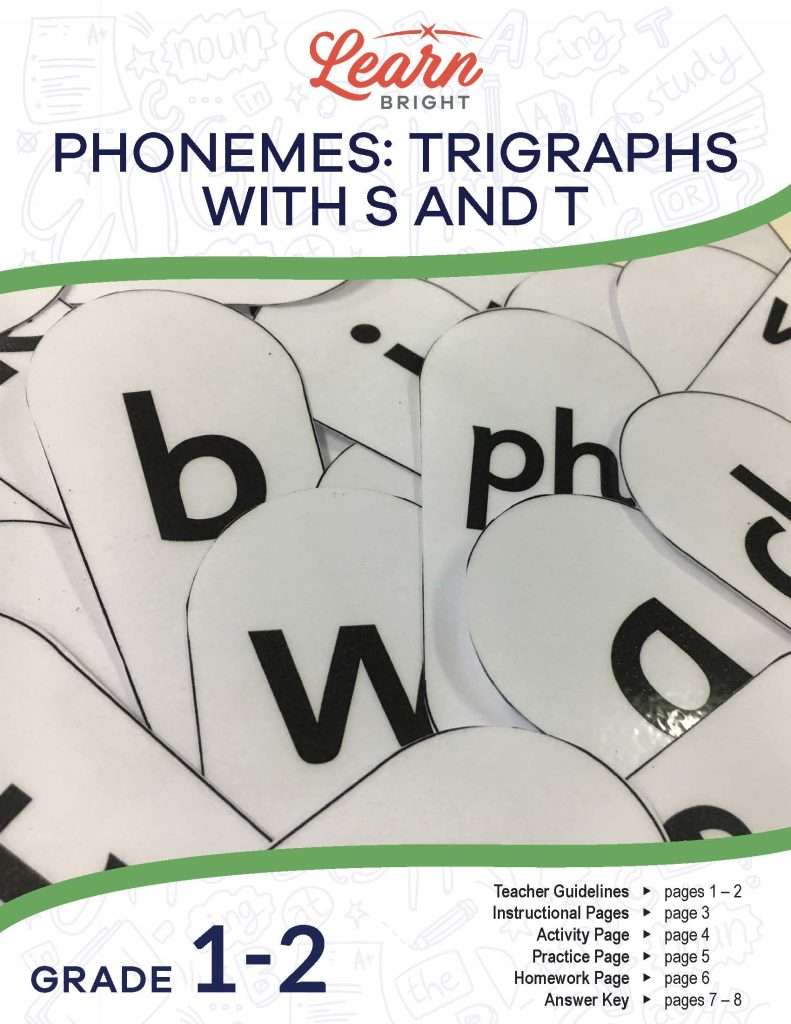 Consonant Trigraphs, Free PDF Download - Learn Bright