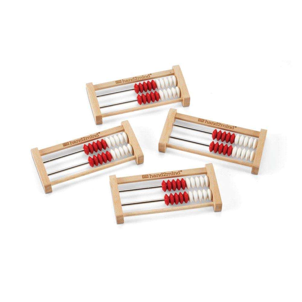 hand2mind Mini 20 Bead Wooden Rekenrek, Abacus for Kids Math, Math ...